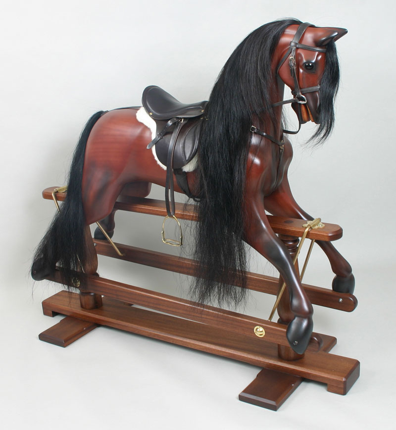 Chester Extra Large Mahogany Rocking Horse